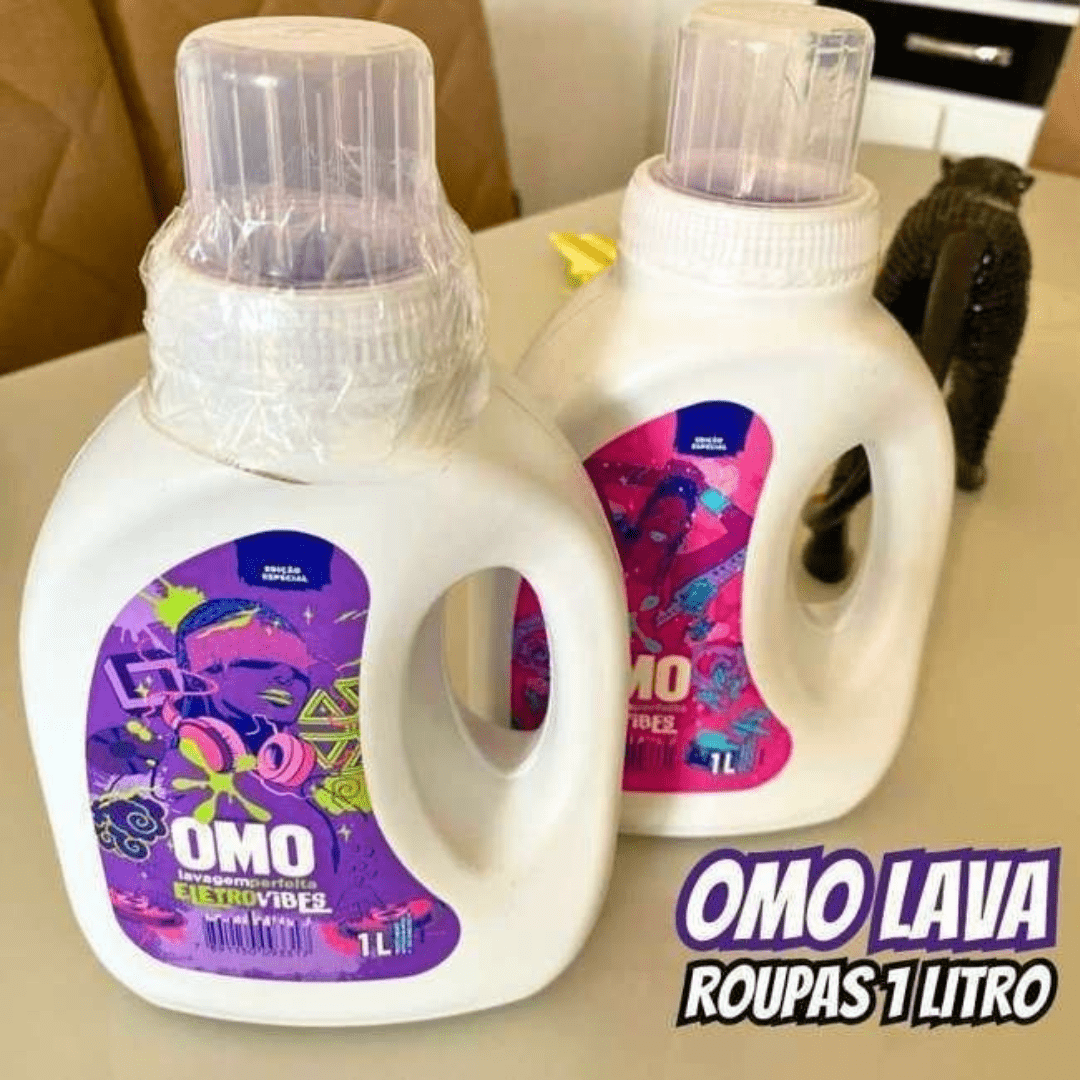 OMO Lava Roupa Líquido Explosão De Perfume Eletro Vibes Lavanderia ...