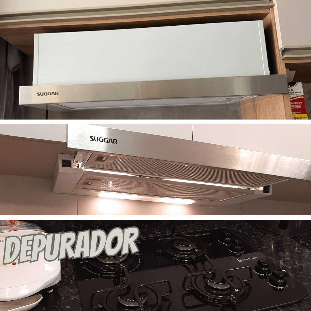 SUGGAR DEPURADOR DE AR SLIM DE EMBUTIR 60CM INOX 220V DE62IX – PROMOON