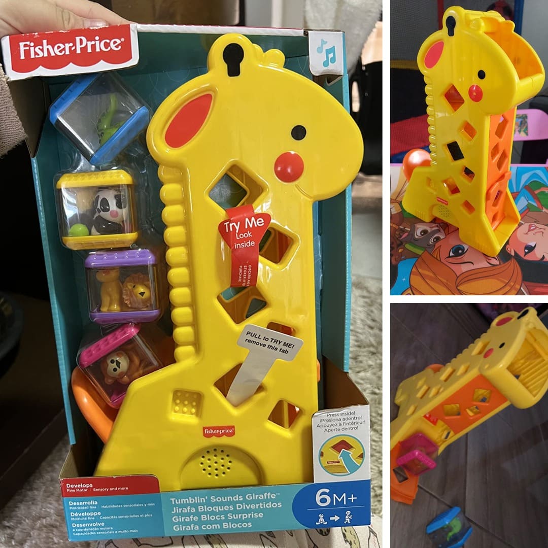 Girafa Pick a Block, Fisher Price, Mattel – PROMOON