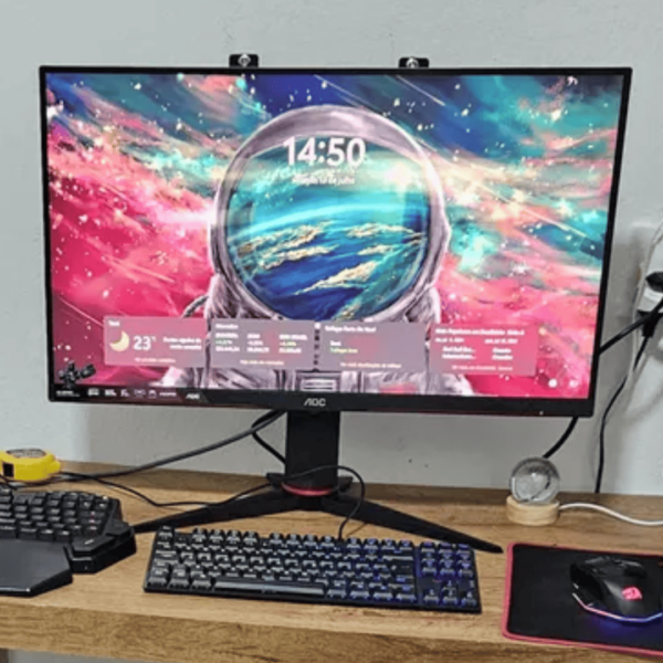 Monitor Gamer 27g2s bk 27” 165hz 1ms Va Ajuste de Altura Preto Aoc ...